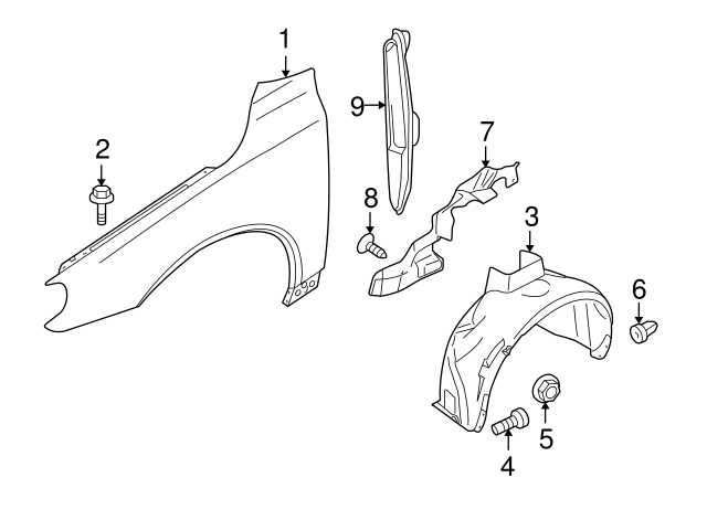 30796596 - Fender Splash Shield 2007-2014 Volvo | AutoNationParts.com