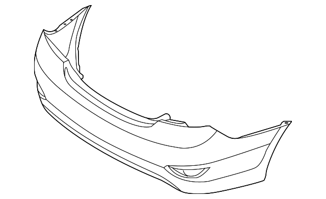 2012-2017 Hyundai Accent Bumper Cover 86611-1R000 | QuirkParts