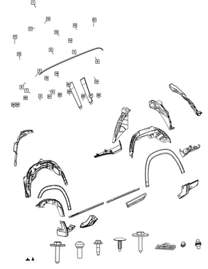 2025 Ram 1500 Box Side Spat, Right 68579292AA | Mopar eStore