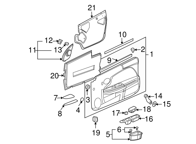 2000-2017 GM Multi-Purpose Retainer 90321122 | GMPartsDirect.com