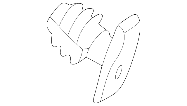 Hyundai - 86438-A5000 - Seal Strip Retainer Clip - 2017-2024 Hyundai ...