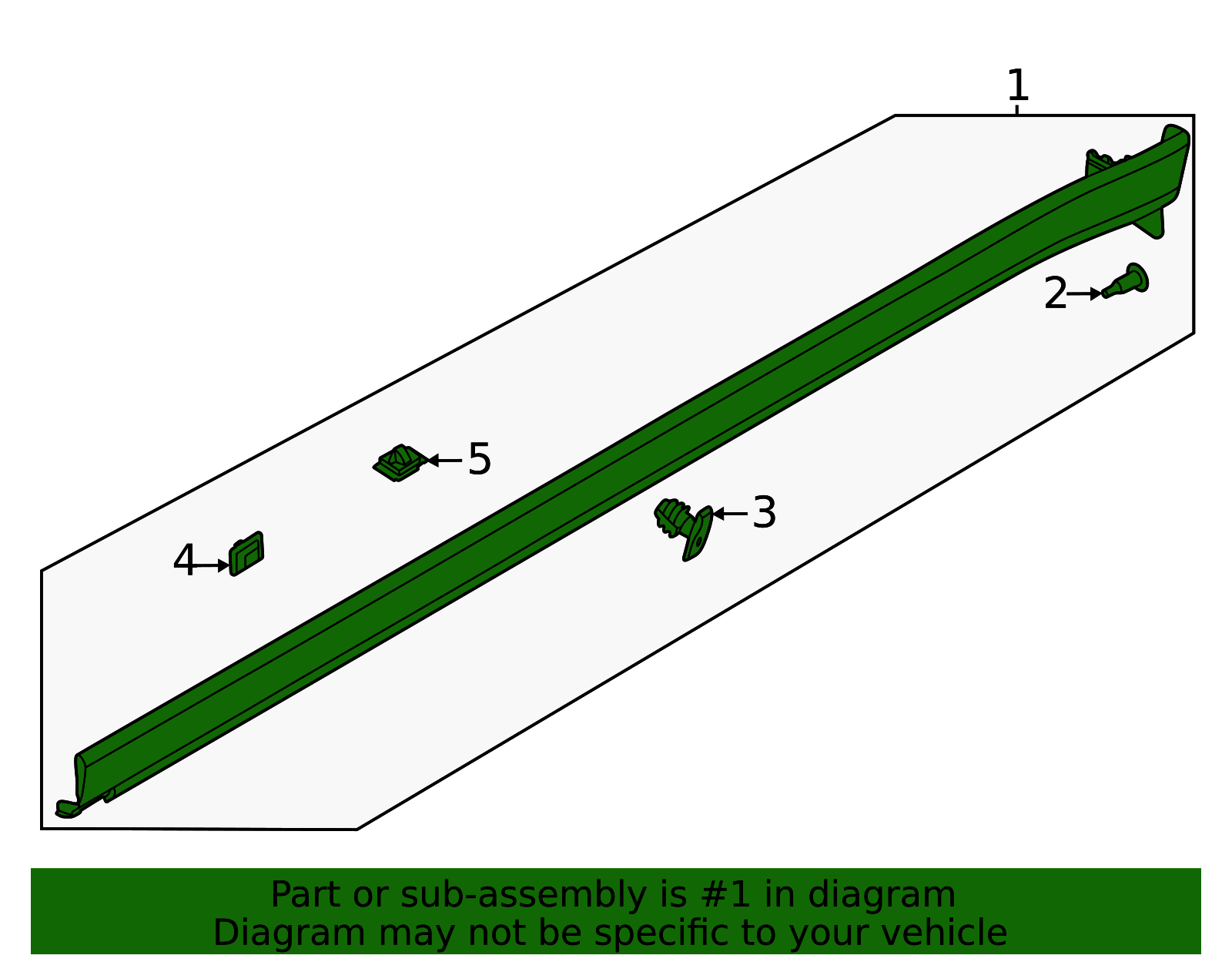 2021-2024 Genesis GV80 Rocker Molding 87751-T6000-WHT | OEM Parts Online