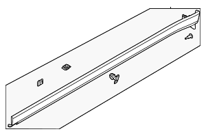 2021-2024 Genesis GV80 Rocker Molding 87751-T6000-WHT | OEM Parts Online