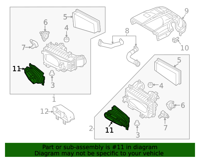 177-090-26-82 - Engine Air Intake Hose 2021-2023 Mercedes-Benz ...