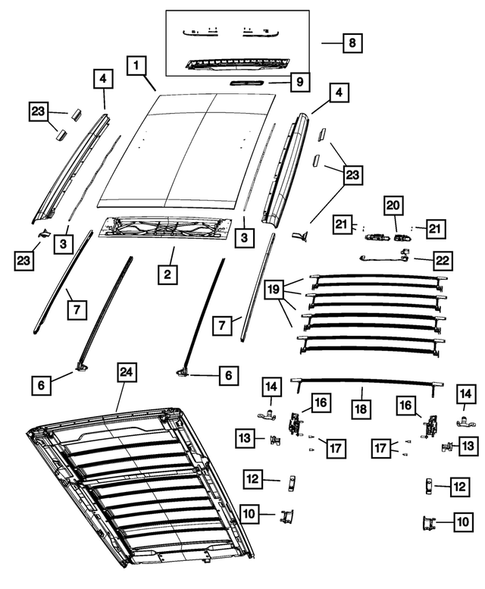 Roof for 2020 Jeep Wrangler | Mopar Online Parts