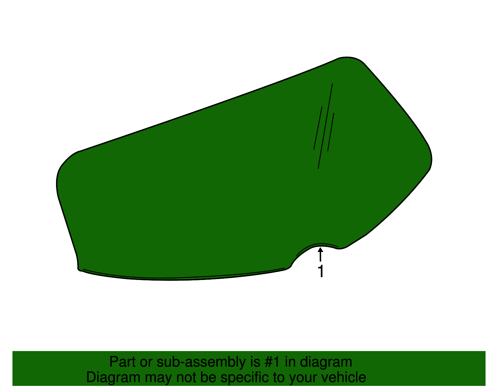 2018-2024 Chevrolet Equinox Rear Window 84544240 GM | GMPartsDirect.com