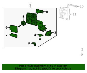 Passenger Side Mirror 86824004 | GM Parts Center