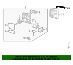 2020-2023 GM Black Passenger Side Outside Rearview Mirror Housing Upper ...