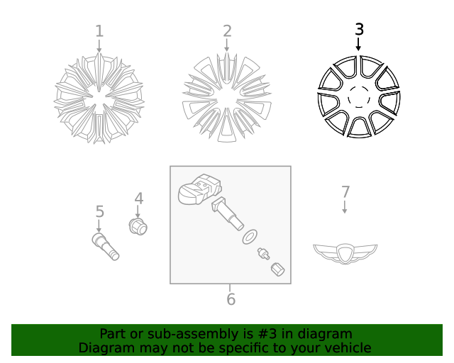 2010-2023 Hyundai Spare Wheel 52910-2M902 | QuirkParts