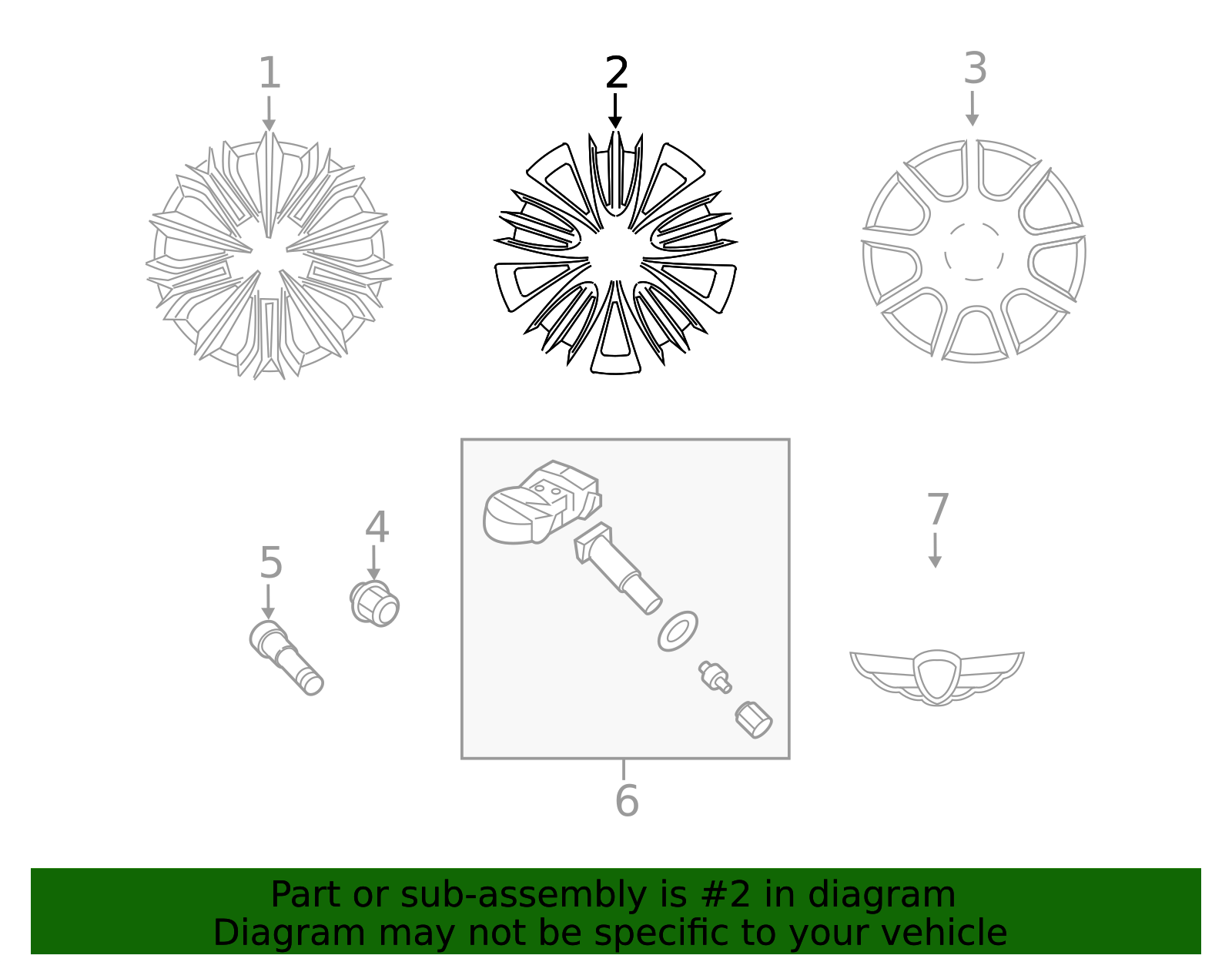 2019-2020 Genesis G70 Wheel, Alloy 52914-G9260 | OEM Parts Online
