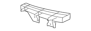2007-2015 Audi Q7 Bumper Cover Support Rail 4L0-807-333-A ...