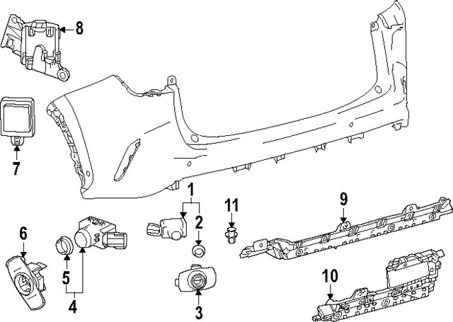 2022-2024 Lexus Sensor 89341-K0060-G4 | OEM Vehicle Parts