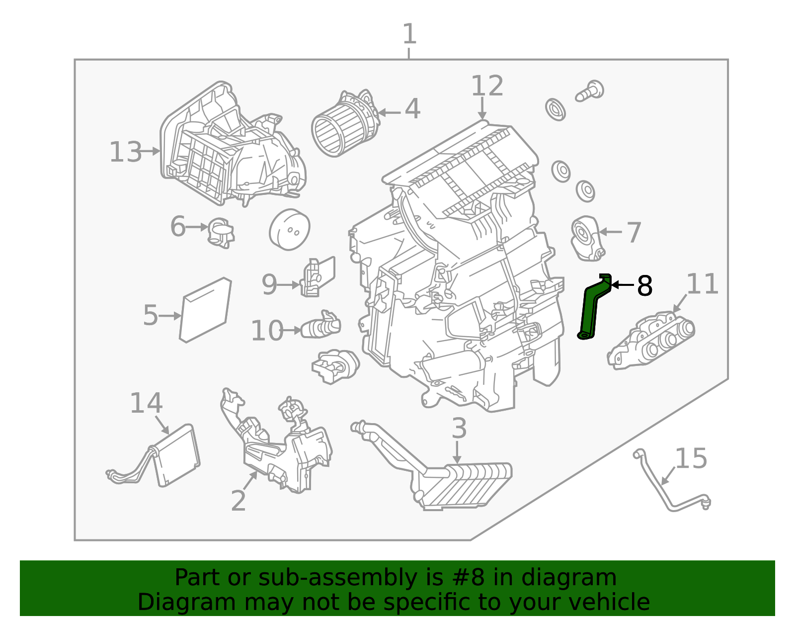 2018-2025 Nissan HVAC Mode Door 27276-5RB0A | Nissan Parts Store