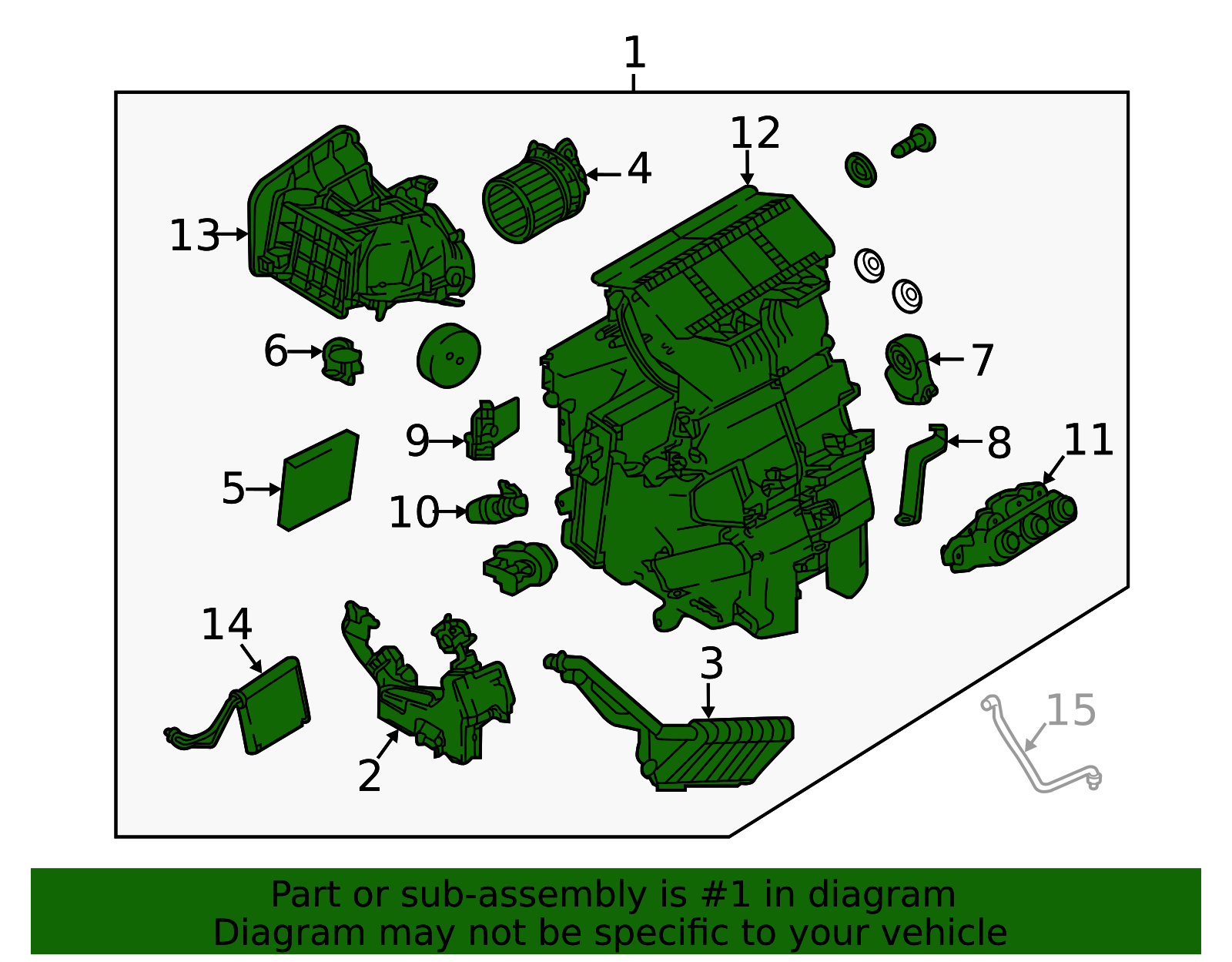 27210-5RL0A - AC & Heater Assembly 2018-2024 Nissan Kicks | Nissan ...