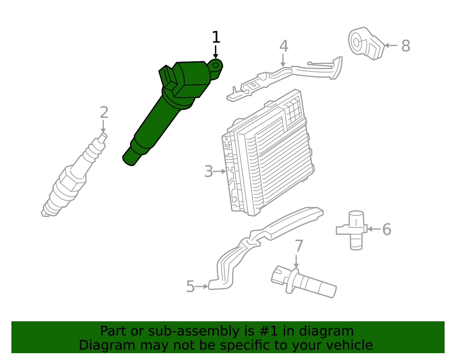 90919-A2013 - Ignition Coil For 2007-2025 Lexus | Lexus OE Parts