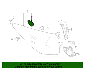 2005-2023 Lexus Bulb 90981-15021 | OEM Parts Online