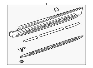 166-690-01-75 - Running Board 2012-2019 Mercedes-Benz | Mercedes-Benz ...