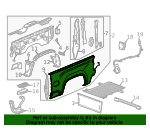 2020-2022 GM Passenger Side Pickup Box Outer Panel 84978555 ...