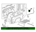 84056018 - Tow Vehicle Electrical Receptacle - 2020-2022 GMC Sierra ...