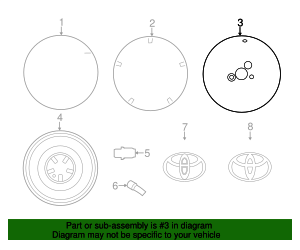 42611-07090 - Wheel Anthracite Alloy 18 Inch - 2013-2015 Toyota Avalon ...