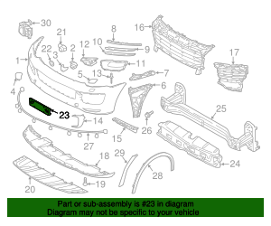 2015-2018 Porsche Cayenne License Plate Bracket 958-505-287-60 ...