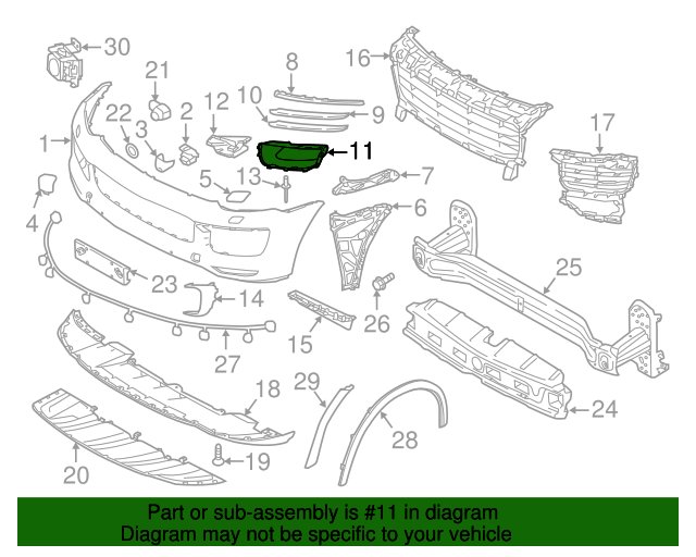 2015-2018 Porsche Cayenne Brake Air Duct 958-505-334-50-9B9 ...