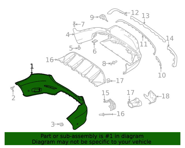 2020 Mercedes-Benz Bumper Cover 253-880-01-07-9999 | MB OEM Parts