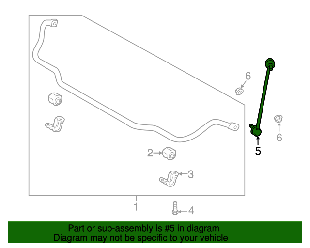 2018-2023 Kia Stinger Link 54840-J5000 | QuirkParts
