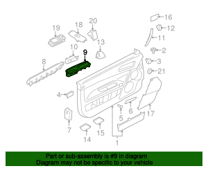 2006-2013 Volvo C70 Pull Pocket 39816742 | OEM Parts Online
