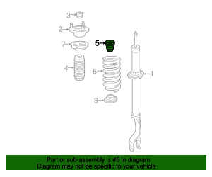 2016-2020 Mercedes-Benz Buffer For Shock Absorber 253-321-00-06 ...