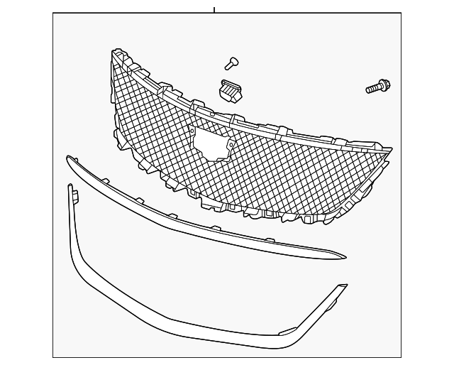 2020-2024 Cadillac CT5 F Grille 84934970 GM | GMPartsDirect.com