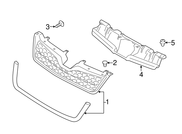 2017-2018 Subaru Forester Grille 91121SG280 | Subaru Parts Guys