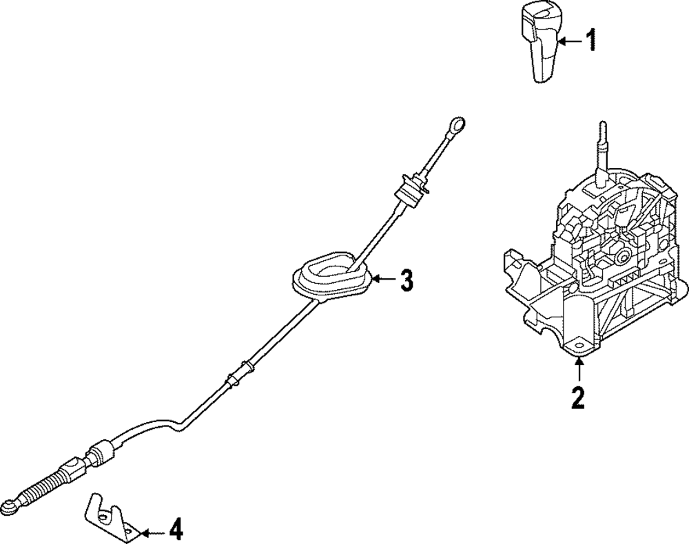 2020-2025 Nissan Sentra Gear Shift Assembly 34901-6LE0A | Temecula ...