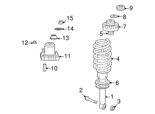 2009-2020 Fiat Suspension Shock Absorber Bushing 5151286AA | TascaParts.com