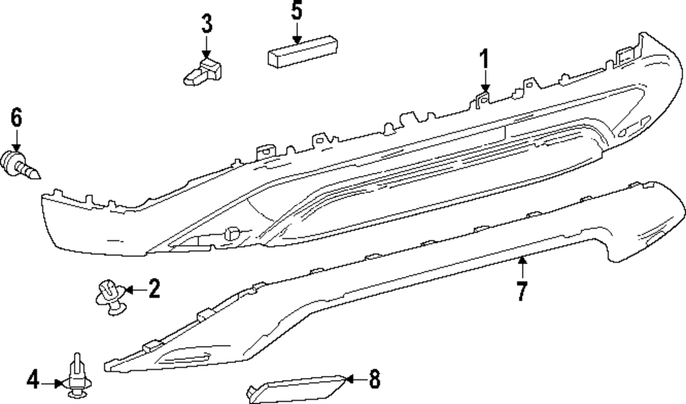 52462-0E100 - 2023-2024 Lexus - Lower Cover Pad | My L Parts