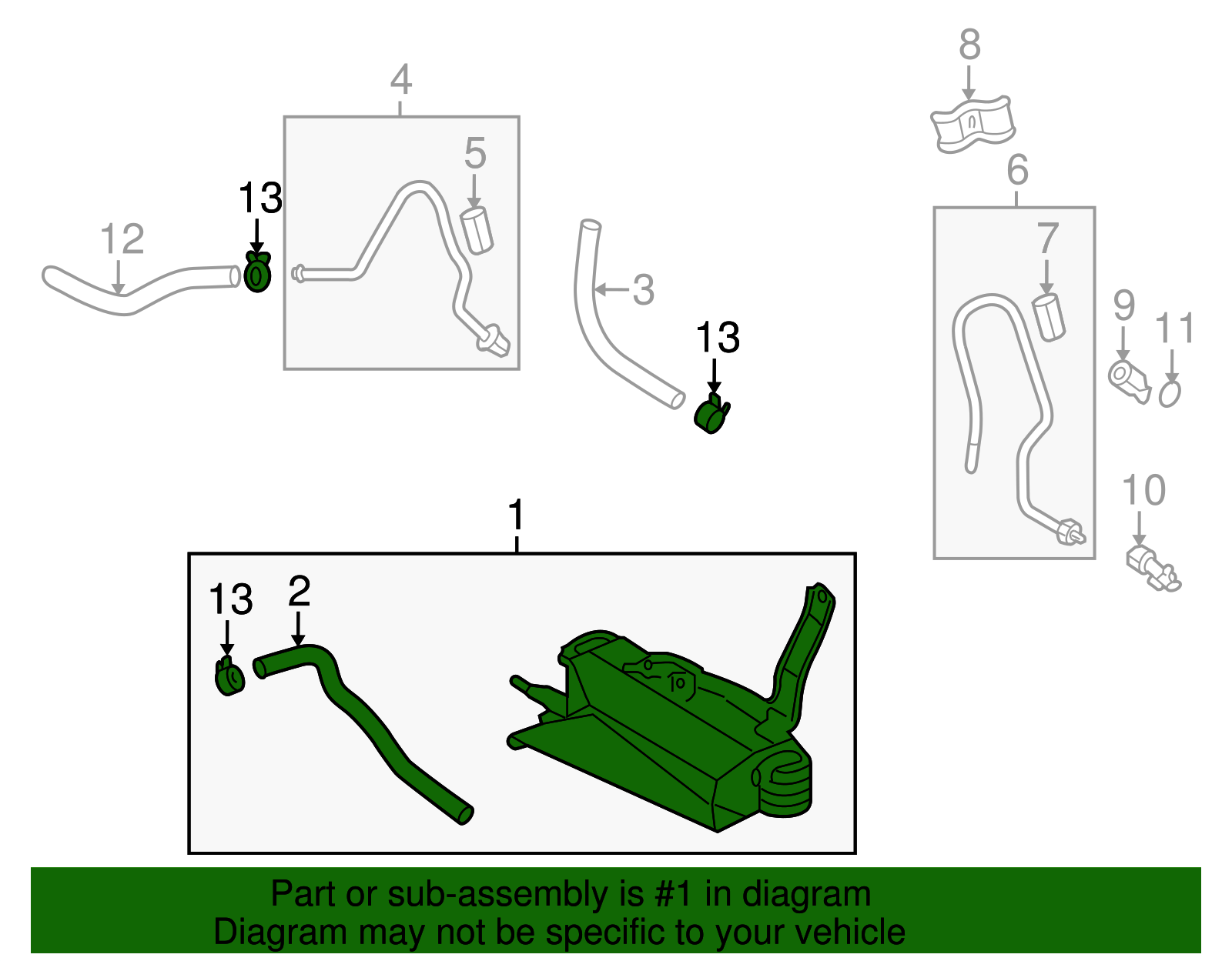 2011-2013 Toyota Highlander Oil Cooler 32920-0E040 | OEM Parts Online