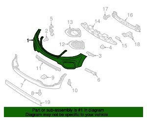 86511-1U000 - Bumper Cover 2011-2013 Kia Sorento | Kia.Parts Store