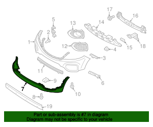 2011-2013 Kia Sorento Lower Cover 86512-1U000 | OEM Parts Online