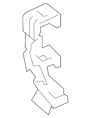 86555-2P000 - Bumper Cover Lower Bracket 2011-2013 Kia Sorento | Kia ...