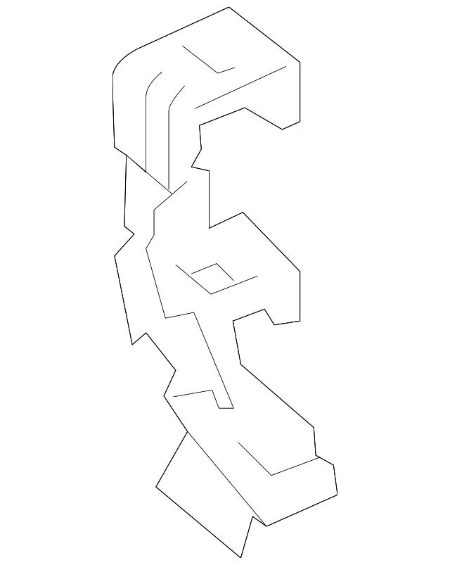 86556-2P000 - Bumper Cover Lower Bracket 2011-2013 Kia Sorento | Kia.Parts