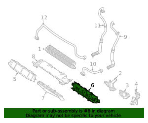 218-505-20-30 - Rear Duct 2012-2018 Mercedes-Benz | Mercedes-Benz USA Parts