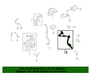 11427808154 - 2009-2013 BMW X5 Oil Line (11-42-7-808-154) | BMW of ...