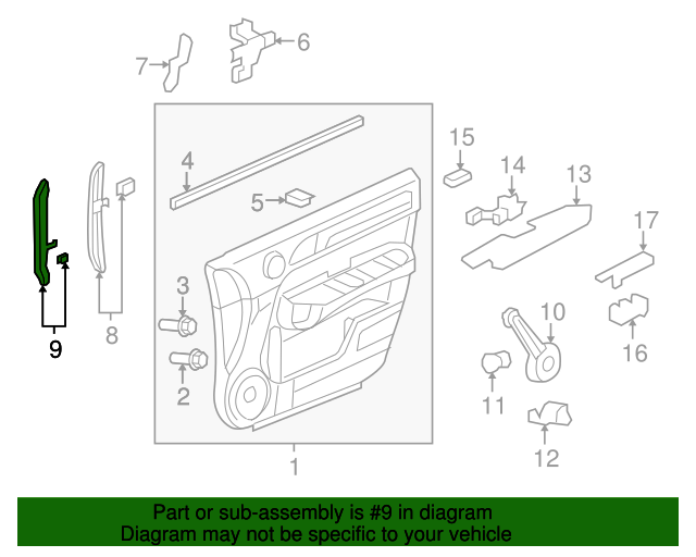 72265-SWA-A00 - Bracket 2007-2011 Honda CR-V | Honda Parts Online