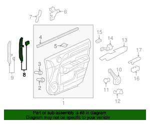 72226-SWA-A00 - Bracket 2007-2011 Honda CR-V | Honda Parts Online