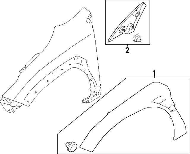 Cover A Pillar Assembly Left-hand 65250FN011 | Subaru Parts Store