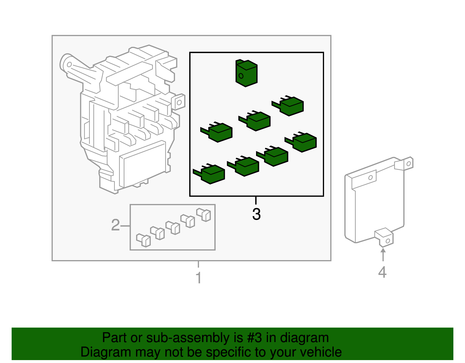 2003-2014 Honda Turn Signal & Hazard Flasher 38300-SDB-A03 | OEM Parts ...