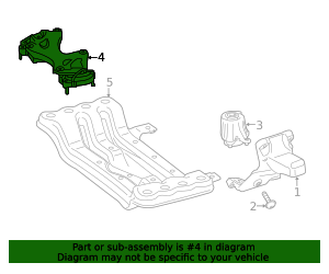 2017-2023 Mercedes-Benz Trans Mount 2132400300 | AutoNationParts.com