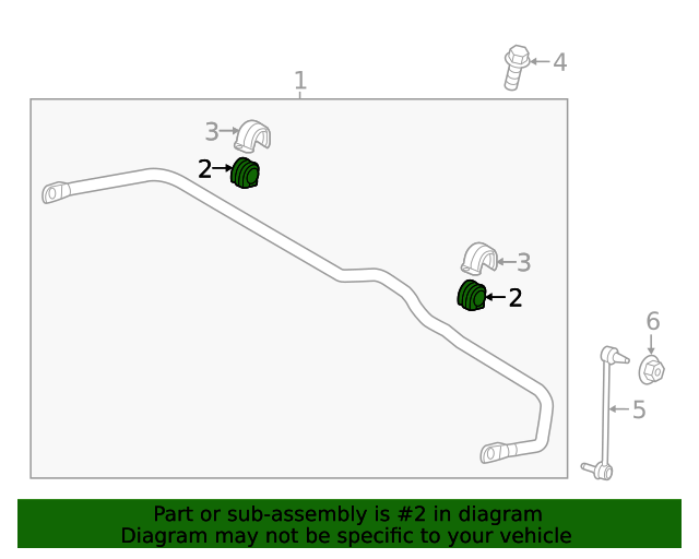 54813-R0000 - Stabilizer Assembly Bushing 2022 Kia Carnival | Kia.Parts ...