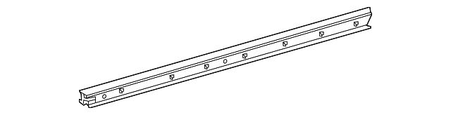 2011-2014 Chevrolet Volt Passenger Side Front Door Window Inner Sealing ...