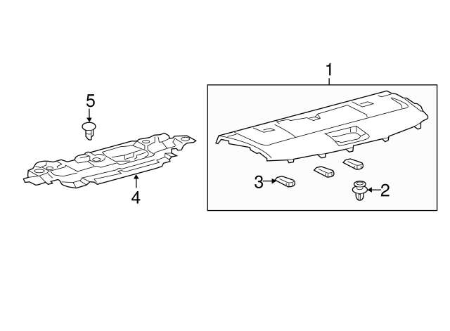 64330-06840-C0 - Package Tray Trim 2016-2018 Lexus | AutoNationParts.com